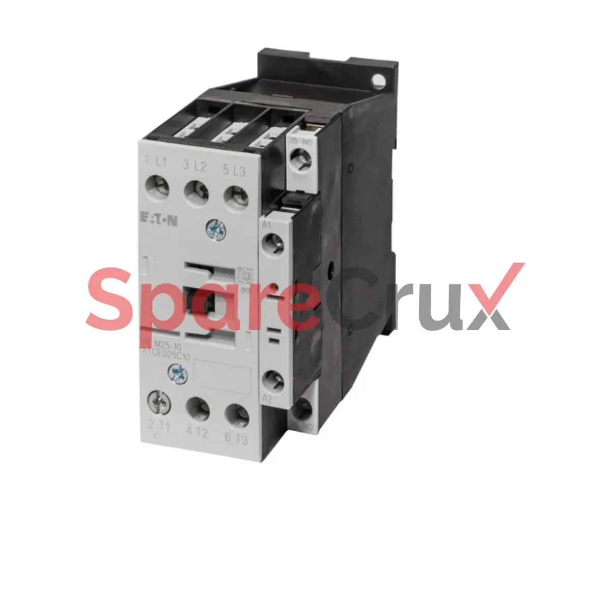 XTCE025C10 | EATON | IEC Magnetic Contactor – 25A, 3-Pole, 1NO, 120V A ...
