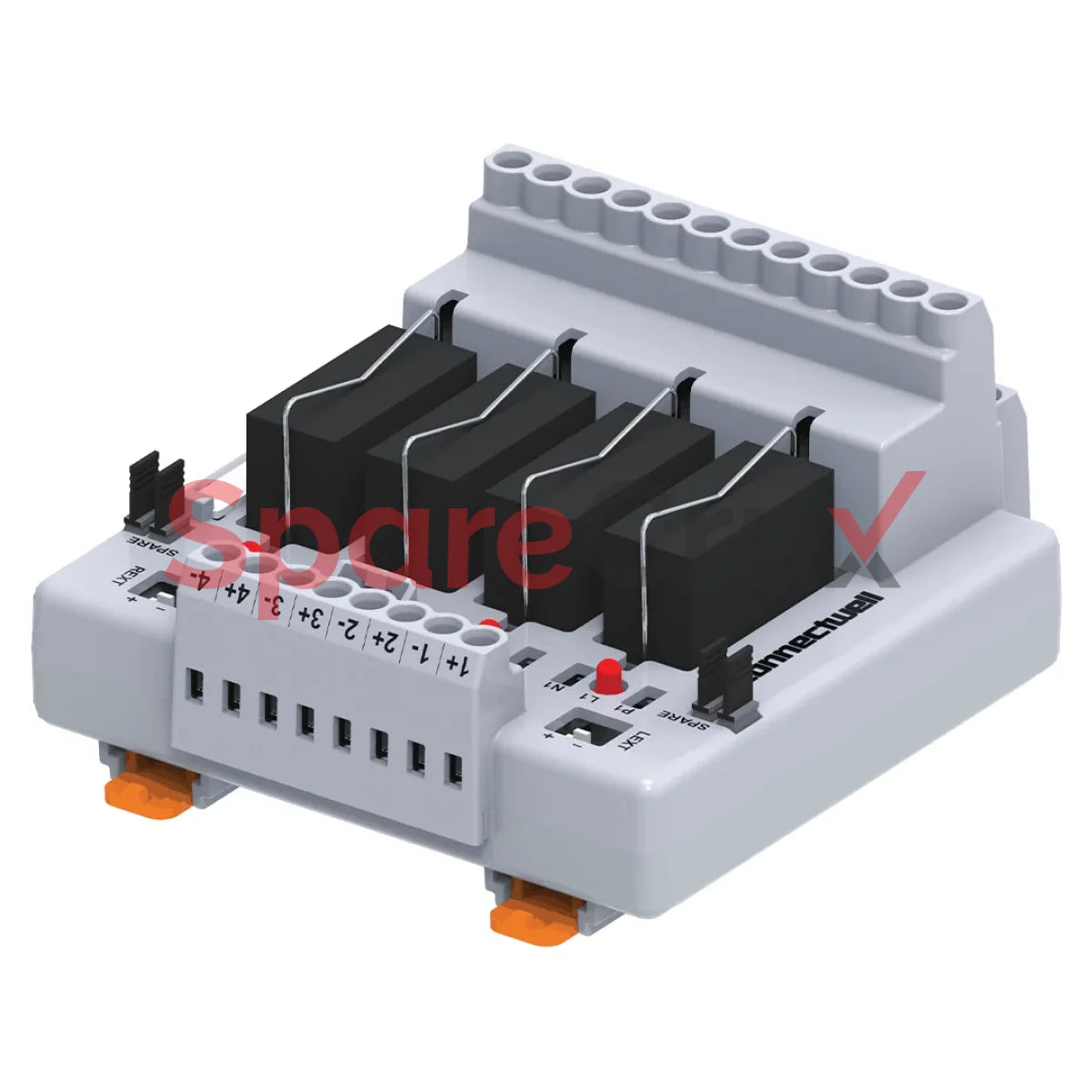 CIMRE2SS4/12/OM | CONNECTWELL | 2CO 4CH 12VDC CW Relay Module With Bas ...