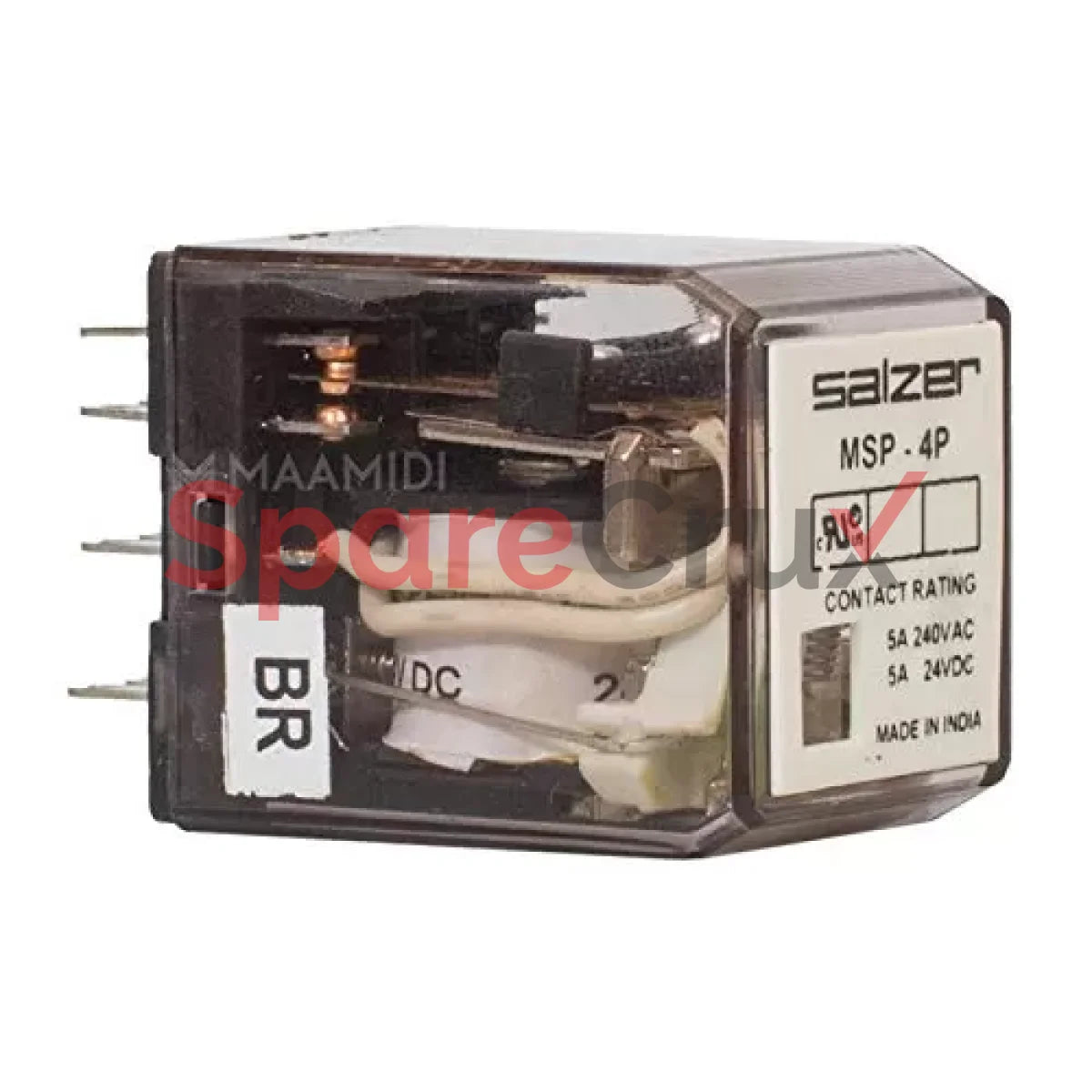 MSP4P24A | SALZER | Glass Relay 14 Pin 24V AC Type MSP With LED – SpareCrux